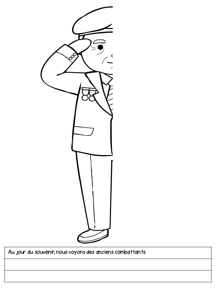 la classe de caro.: 4 dessins à finir et décrire Jour du souvenir