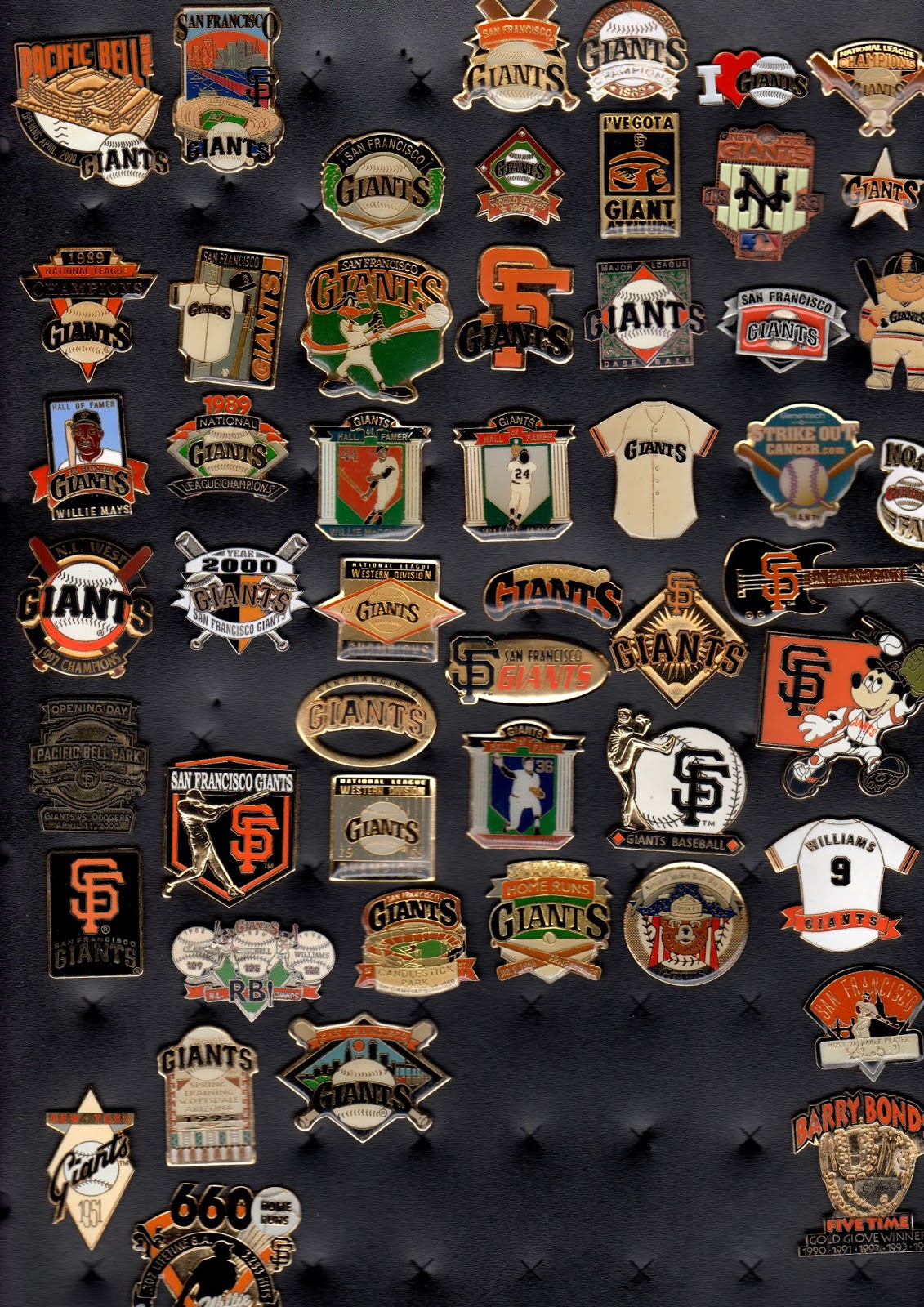 baseball pin collection display collecting : MLB team club baseball pin ...