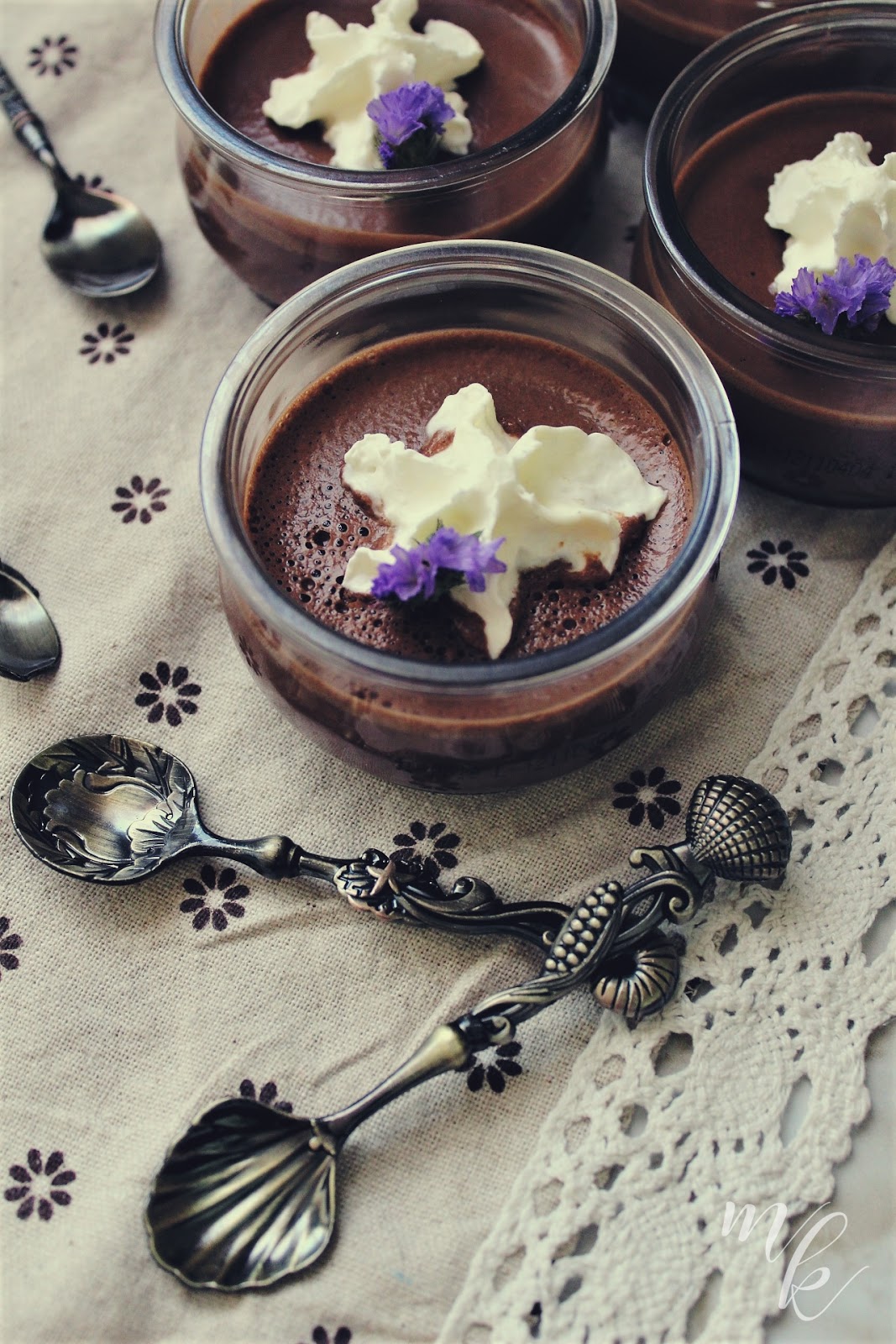 Chocolate Pot de Creme (postre cremoso sin cocción). - Mabel's Kitchen
