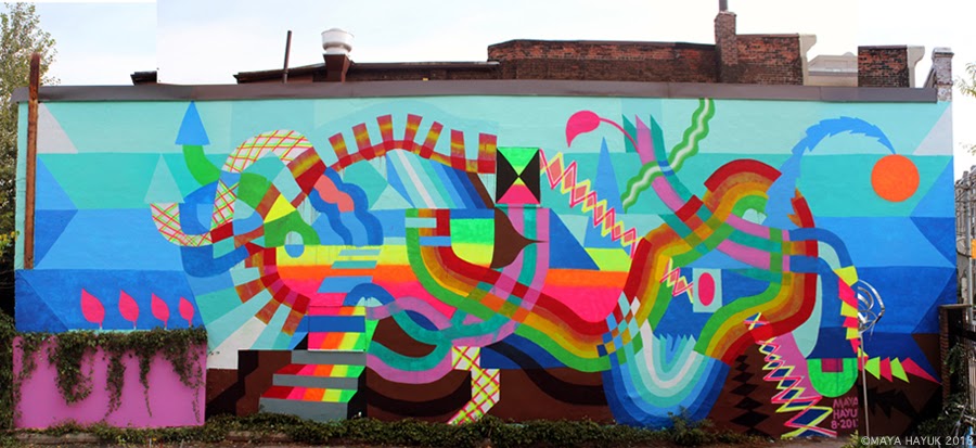 CASAS, COSAS Y DEMÁS...: El graffiti de Maya Hayuk