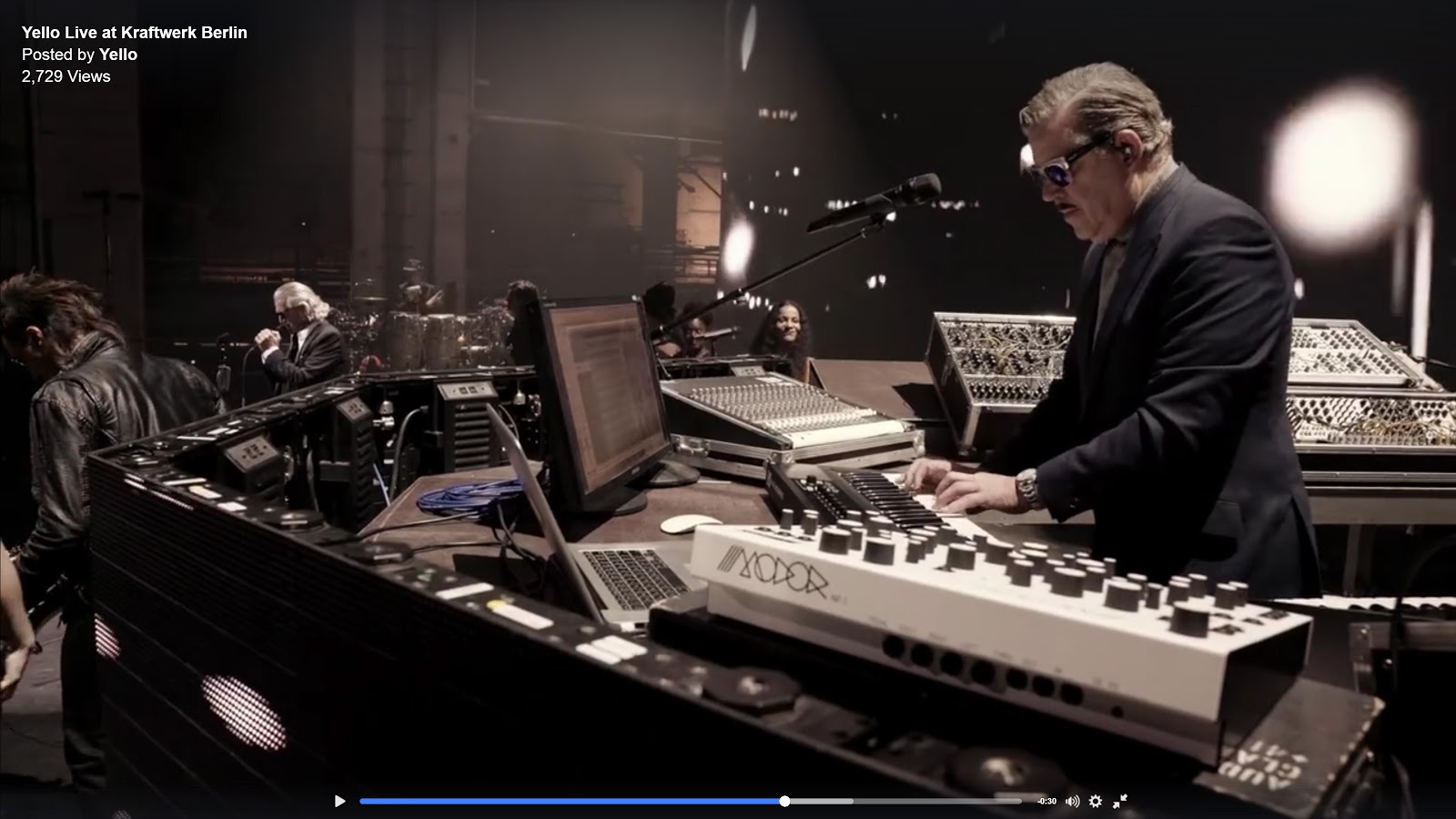 MATRIXSYNTH: Yello Performing Live with No Cables?