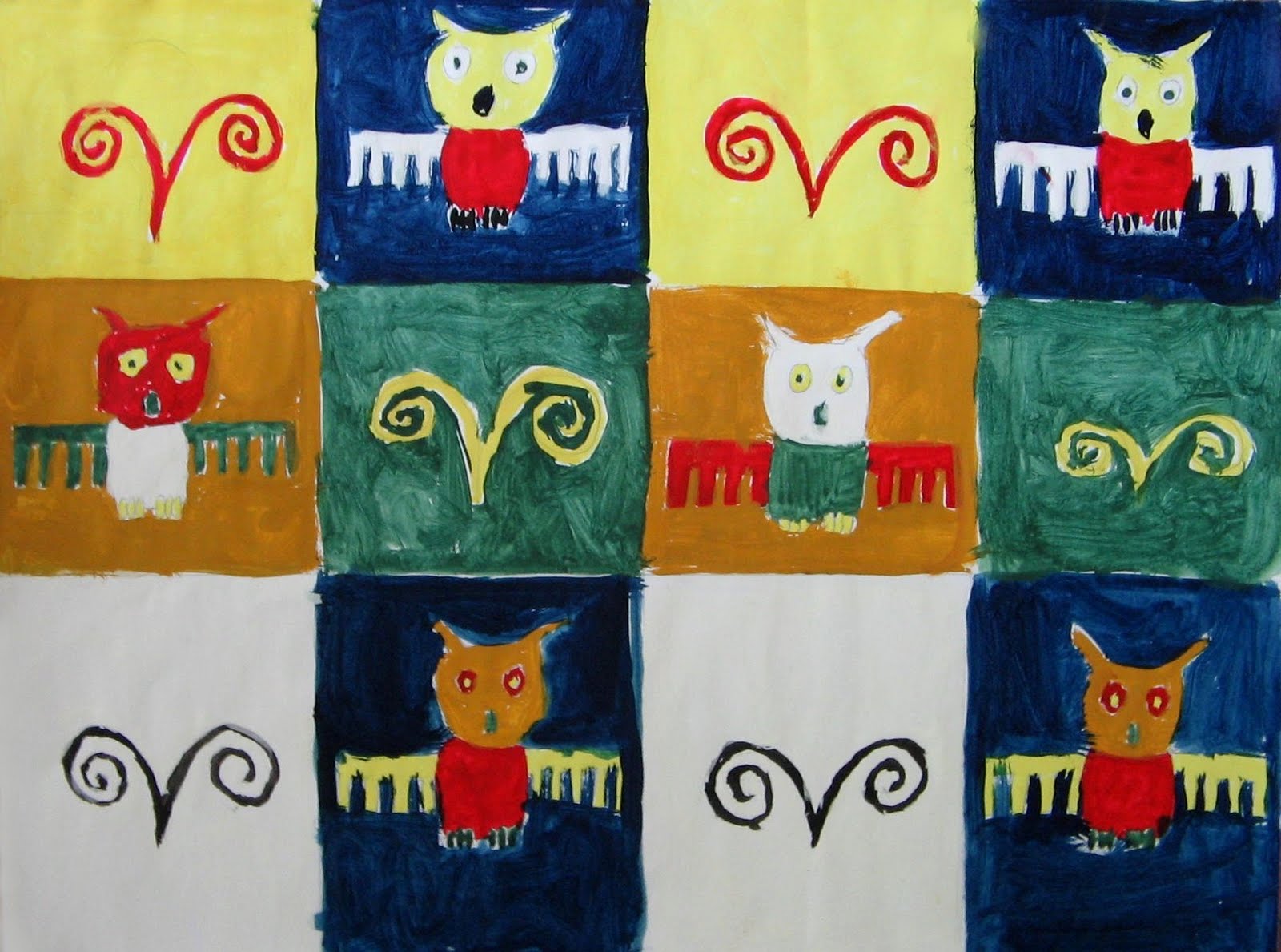 PAGINI PENTRU CULOARE: Compozitia decorativa