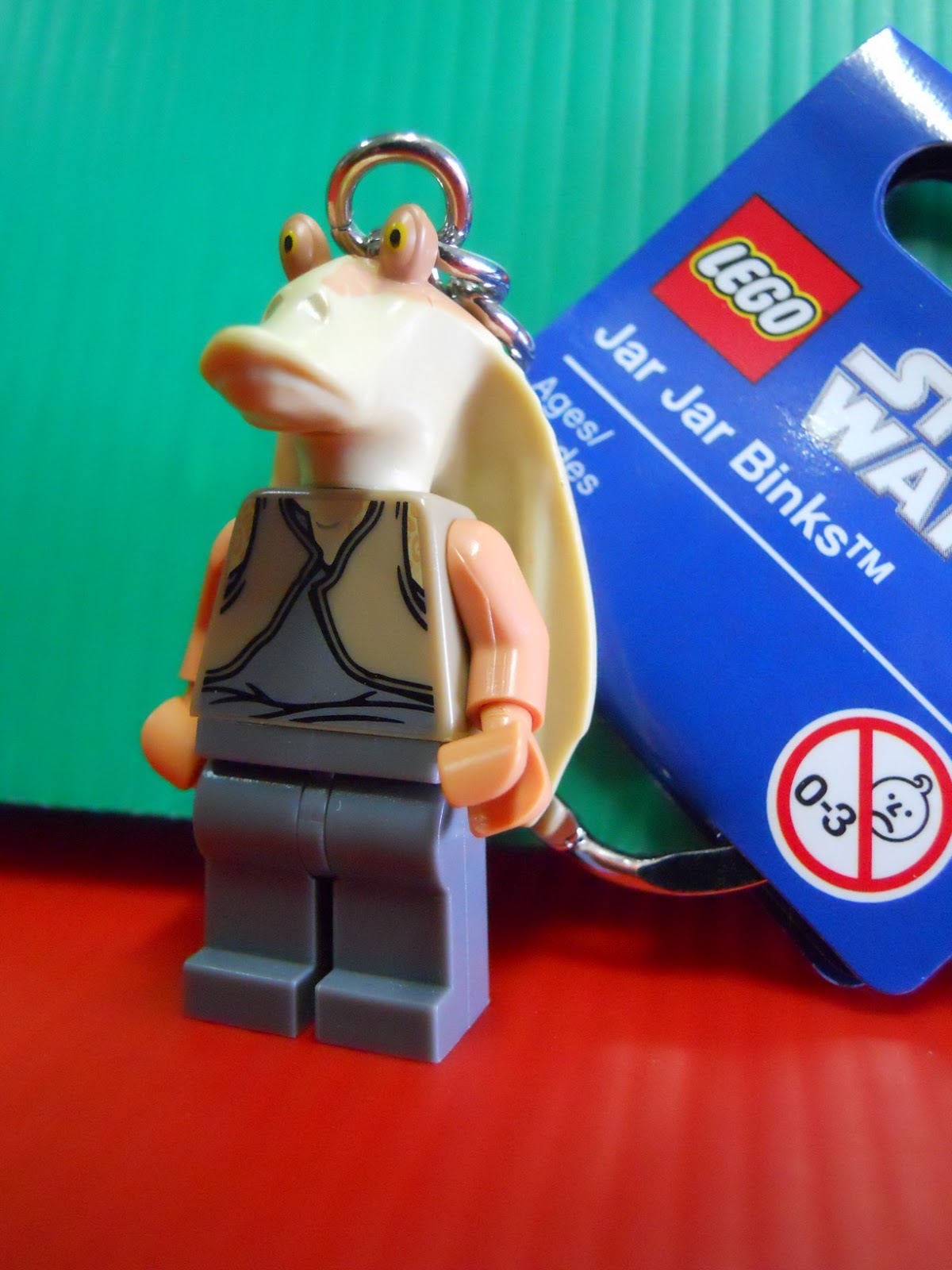 Dexters Diecasts (DexDC): LEGO Star Wars Keychain ~ Jar Jar Binks