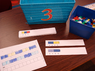 Winters Kinderland: Pattern Math Stations and Nursery Rhymes!