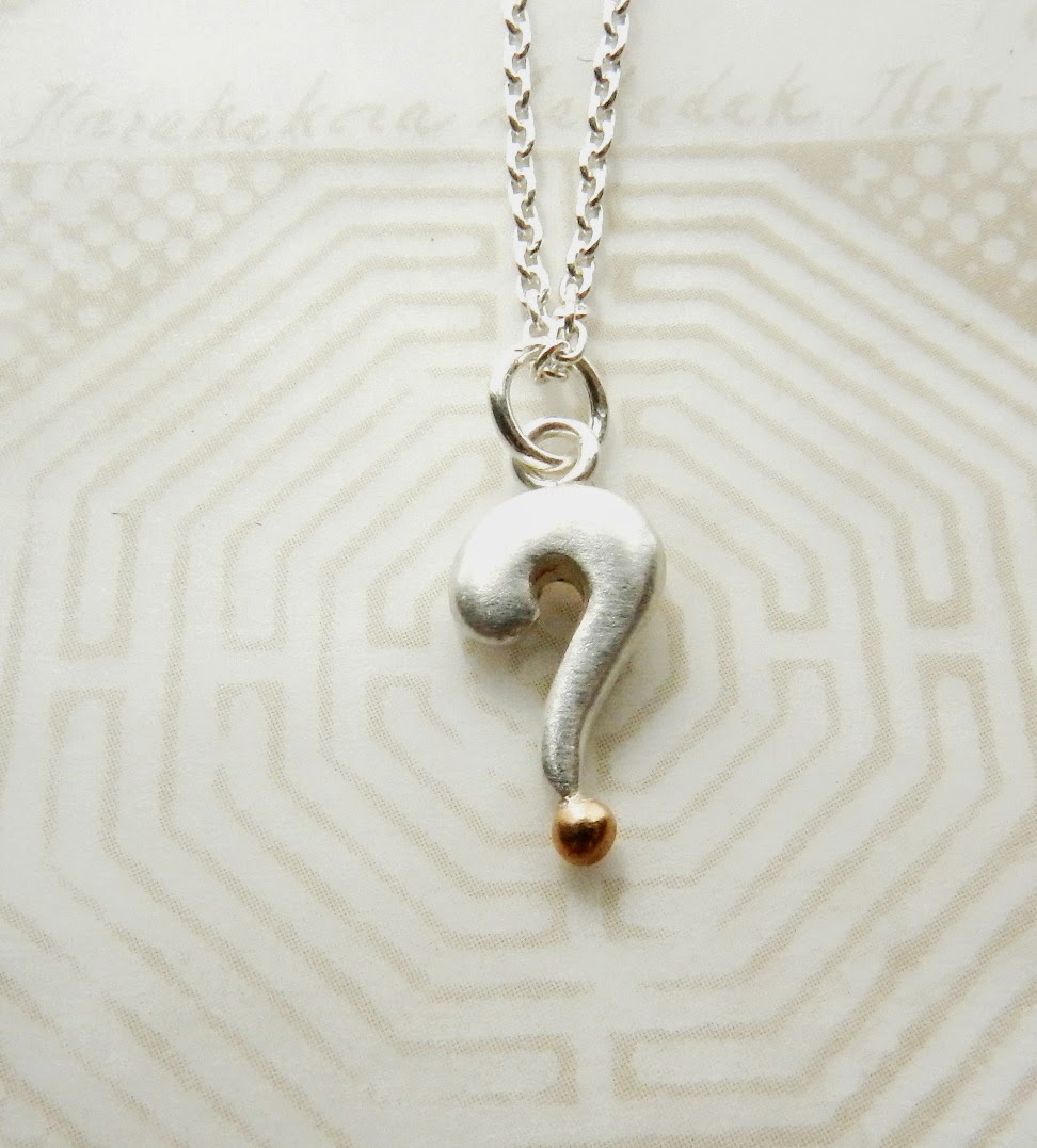 Silver Moth Designs: Question Mark Necklace