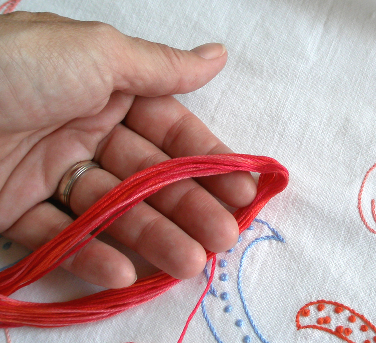 fiberluscious: Embroidery Floss Basics