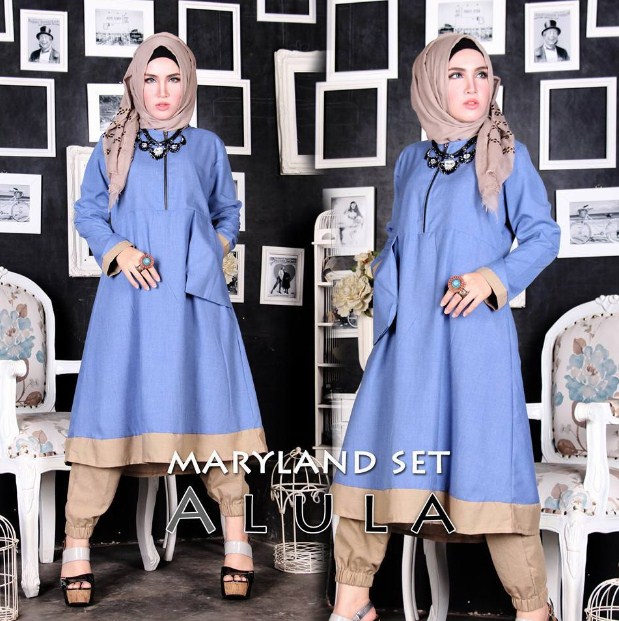 Koleksi Model Terbaru Busana Muslim Wanita Trend Sekarang