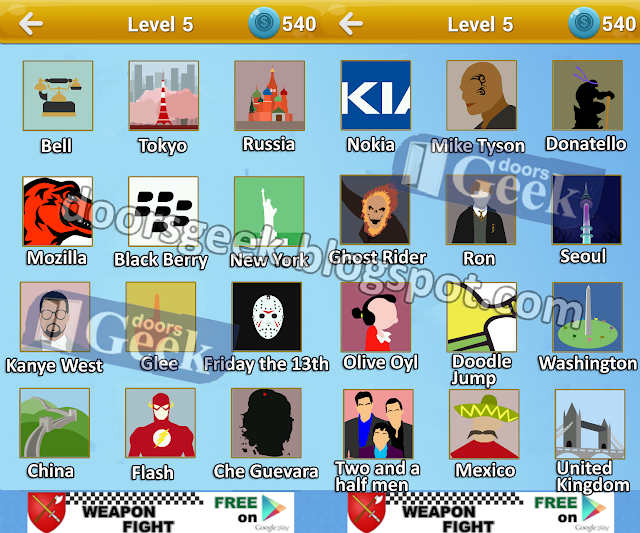 Icomania - What's the Icon? Level 5 ~ Doors Geek