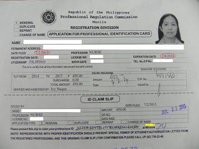 World In My Thoughts: PRC License Renewal in 45 minutes