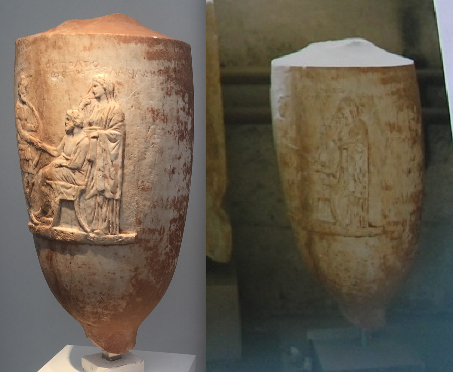 Further information on the flagged lekythoi identified at London's ...