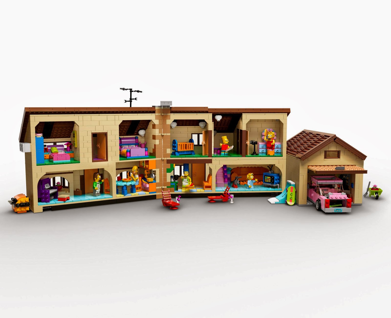 Galeria dos Brinquedos: The Simpsons House [ LEGO ]