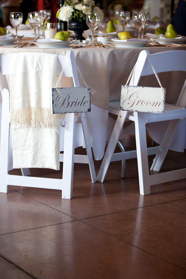 Calligraphy by Shannon: Chair Signs DIY by Carly