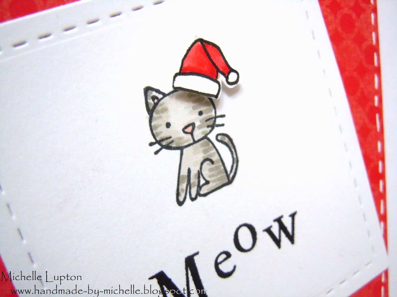 Handmade by Michelle: Meow-y Christmas