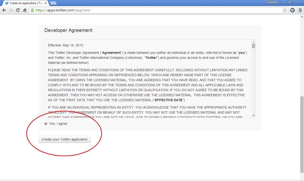 Java & Twitter: English