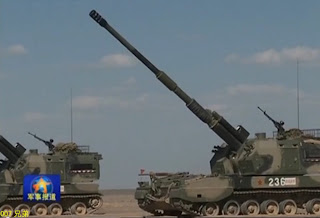 Chinese PLZ05 155mm Self-Propelled Howitzer in Action | Chinese ...