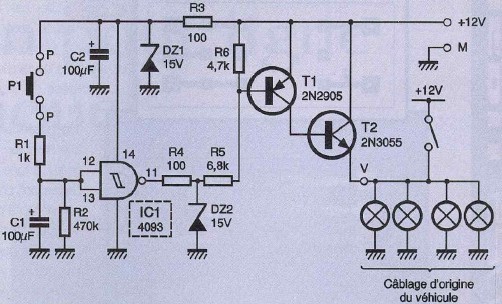 Timer Circuit Schematic