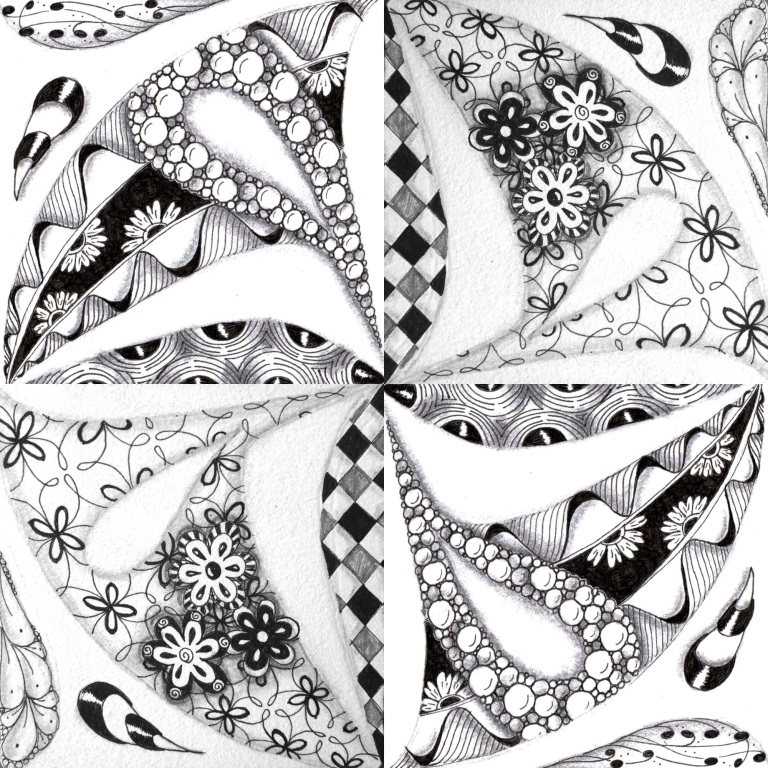 Tina Creates Art - Tangles and More: Diva & Mosaic