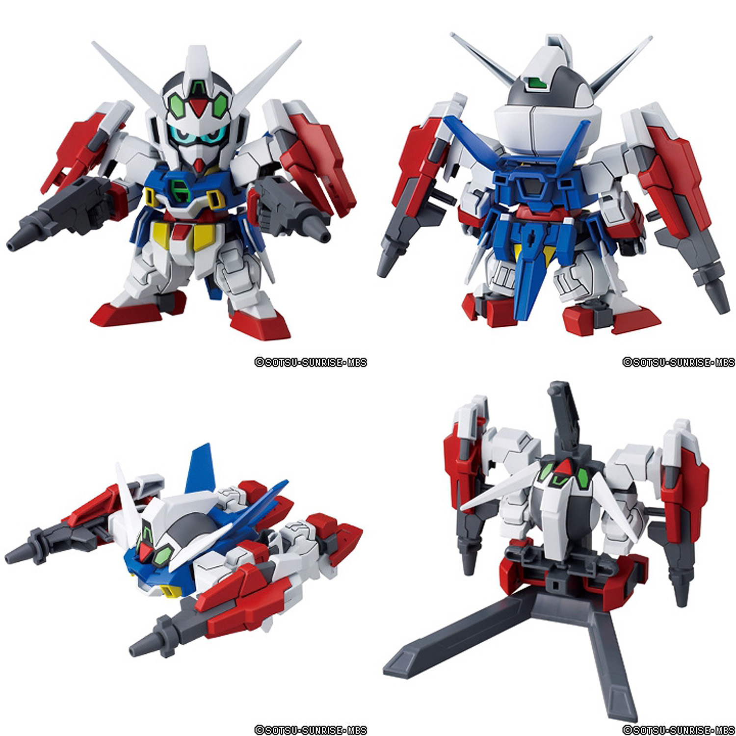 SD BB senshi Gundam AGE-2 Normal and Double bullet official images