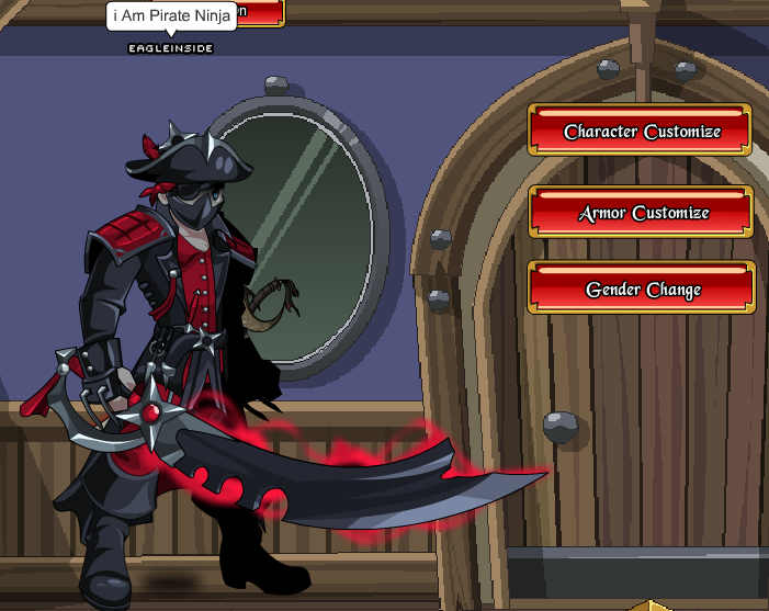 Cara Cepat Mendapatkan Pirate Ninja Set di AQW