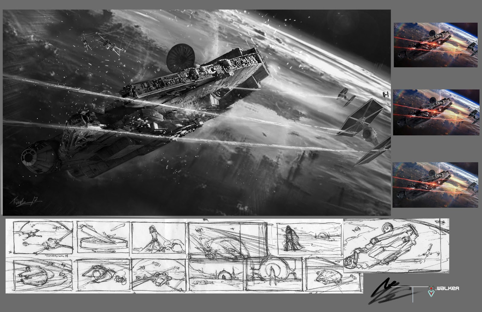 Images: Star Wars Fan Concept Art From Temarius Walker