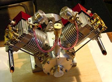Jerry's Model Engine Plans Blog: "Howell V-Twin" 4-Cycle Engine #86 ...