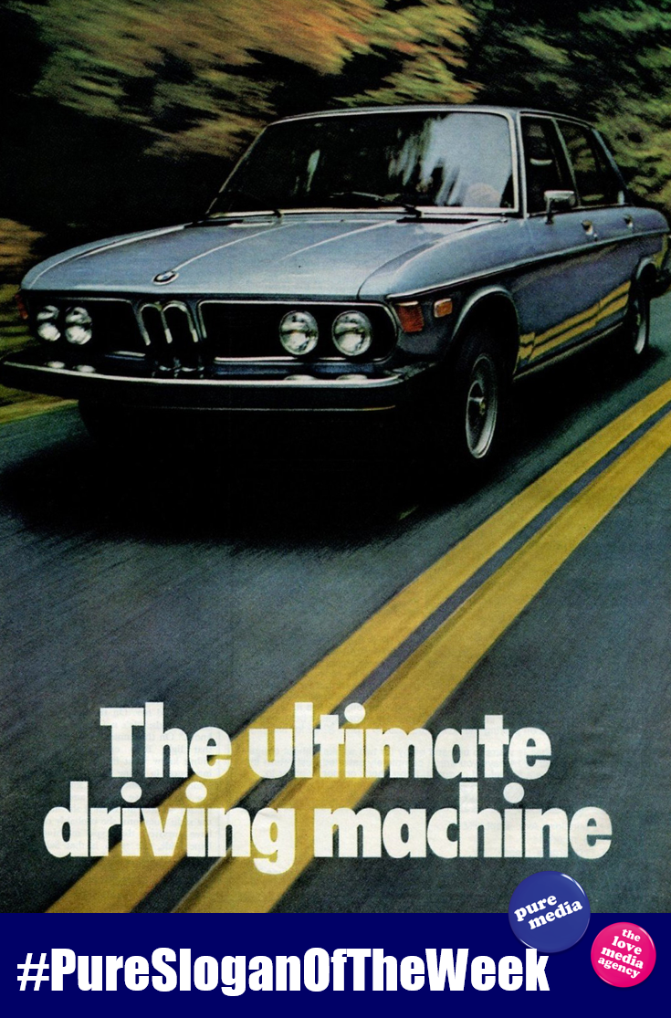 Pure Media Blog: The ultimate driving machine