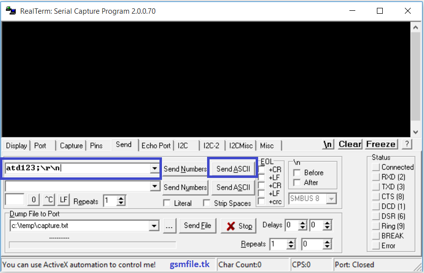 RealTerm 2.0.0.70 Download FREE - GsmFile
