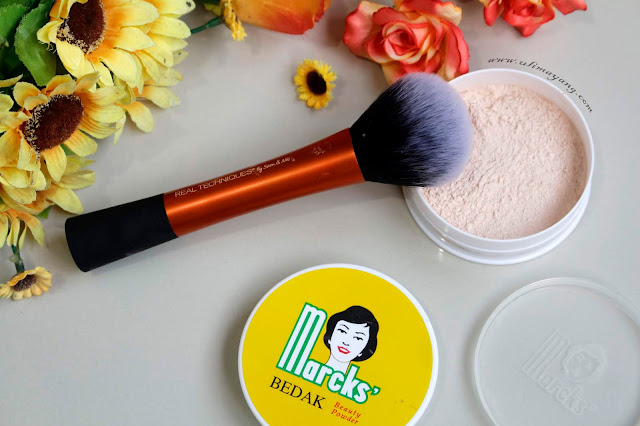 uli mayang: bedak lokal marcks beauty loose powder invisible kimia farma