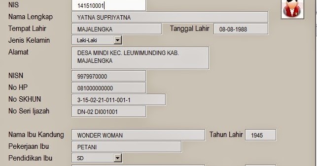 Tutorial Membuat Form Entri Data (Input Data Siswa) berbasis Ms. Excel ...