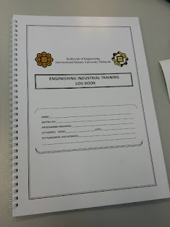 Engineering Industrial Training: LOGBOOK