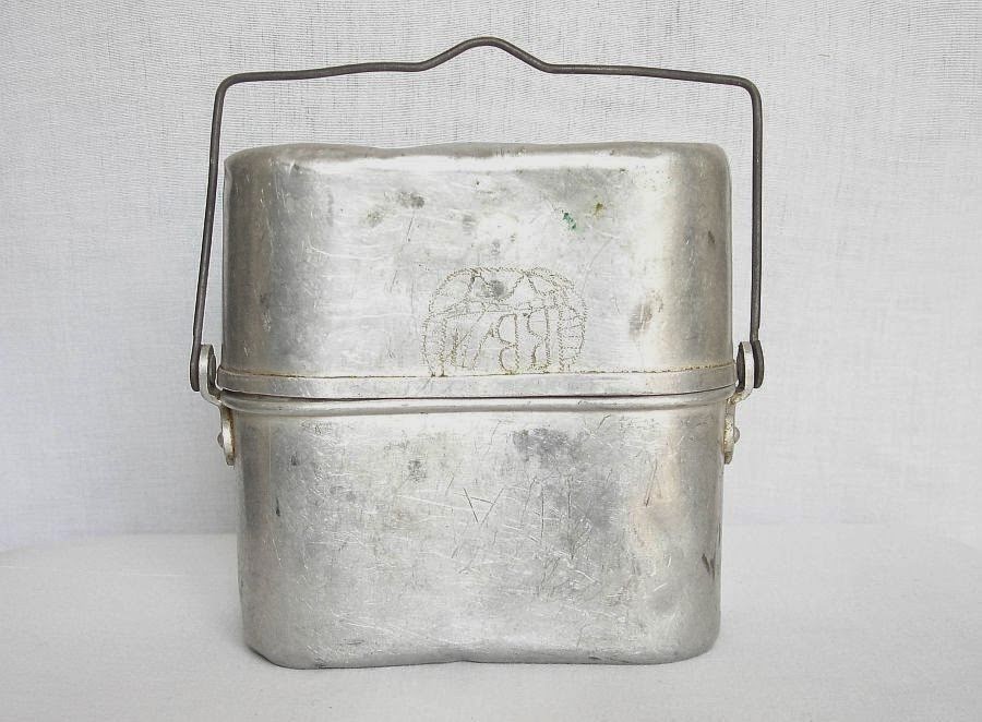 Webbingbabel: Bulgarian Army WW2 Soldier's Aluminum Mess Kit