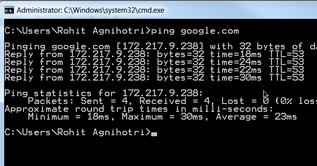 Enterprise Security: Quick Tip#2: Ping and telnet