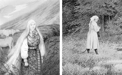 Sneeuwvlokken, regendruppels en zonnestralen: Huldra