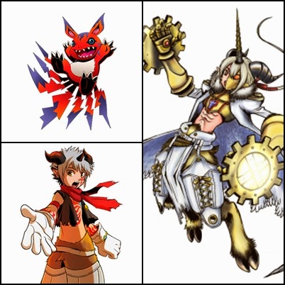 Elecmon Line Aegiochusmon Holy ~ MEU×DIGIMON