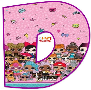 Alfabeto LOL Surprise. Cute LOL Surprise Abc. - Oh my Alfabetos!