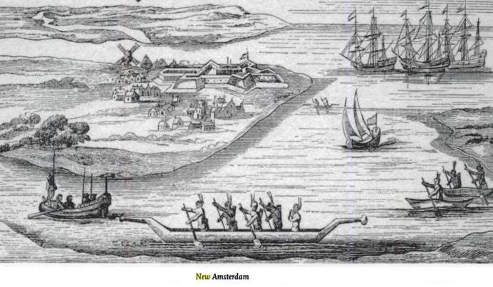 HISTORY OF UNITED STATES: History of New York City: First arrivals