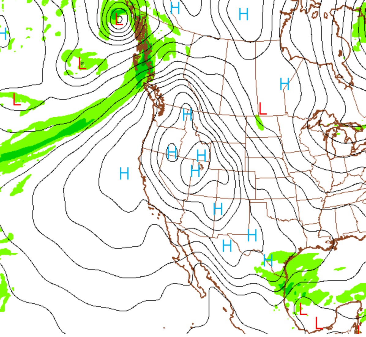 Cliff Mass Weather Blog: Super High Pressure Hits the Western U.S.
