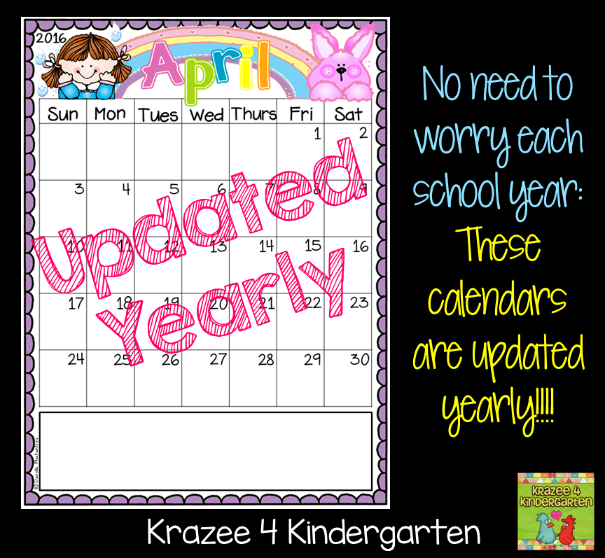 I Teach Kinder: Kindergarten Teaching Resources: Behavior Calendars ...