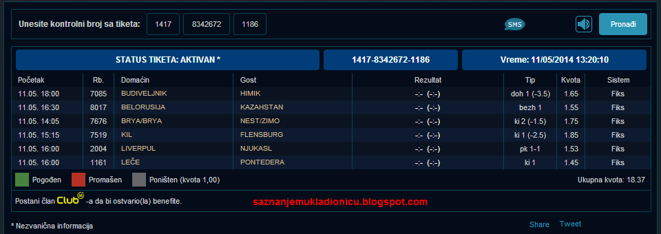 Sa znanjem u kladionicu!