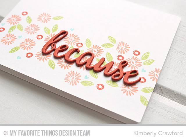 For the Love of Paper: layering die cut words