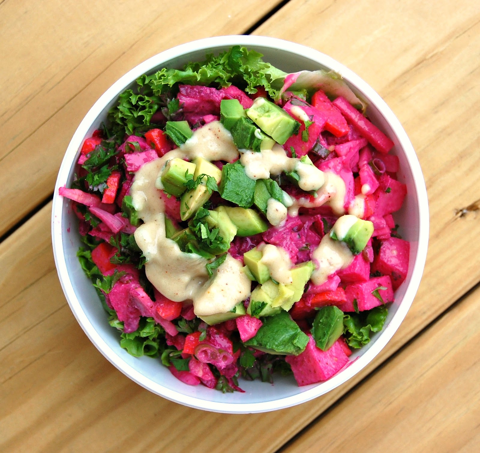 The Split Plate: B7DRC - August Edition: A Pink "Potato" Salad plus my ...
