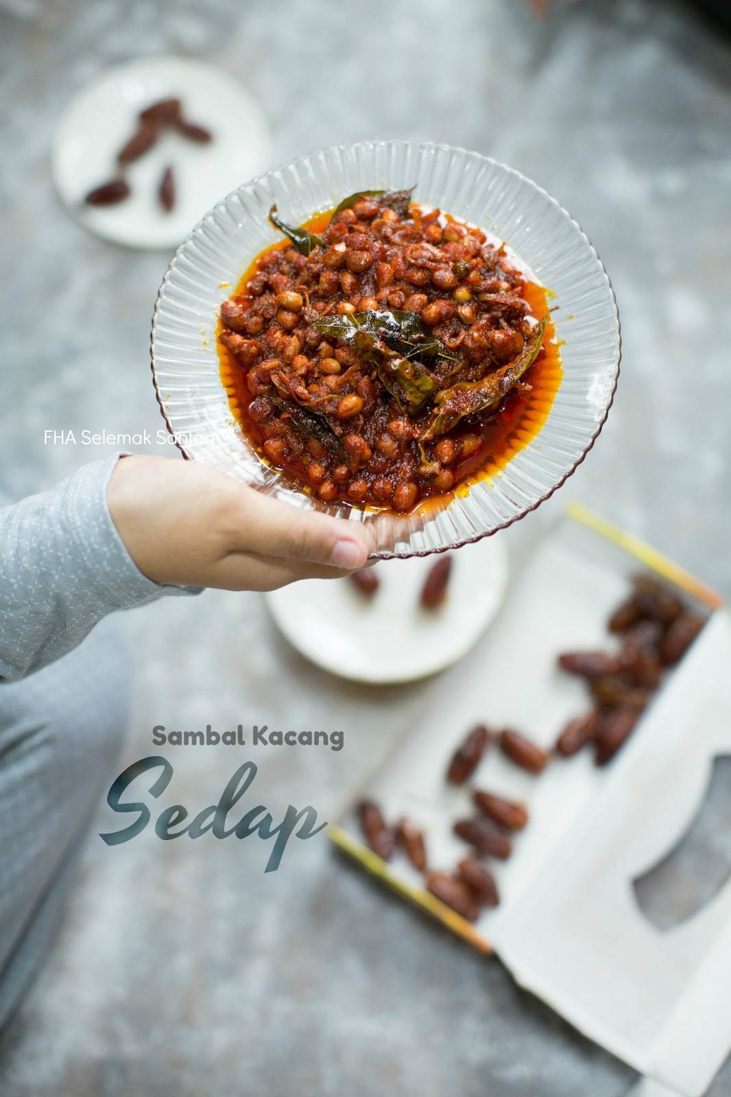 SAMBAL KACANG SEDAP .. Iftar hari ke-19 Ramadhan 2017 - FHA Selemak Santan