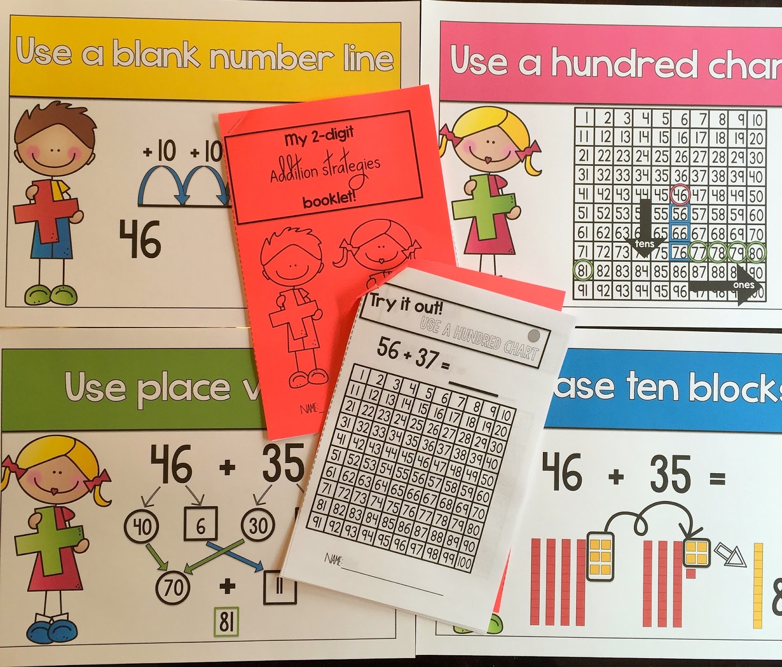 Who's Who and Who's New: Teaching Two Digit Addition Strategies