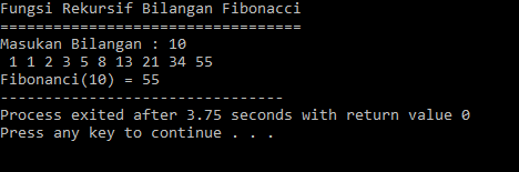 Laporan Praktikum Struktur Data Modul 3 Fungsi Rekursif - Laporan Praktikum