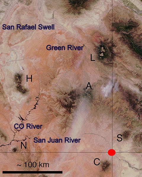 CSMS GEOLOGY POST: UTAH AZURITE & LACCOLITHS