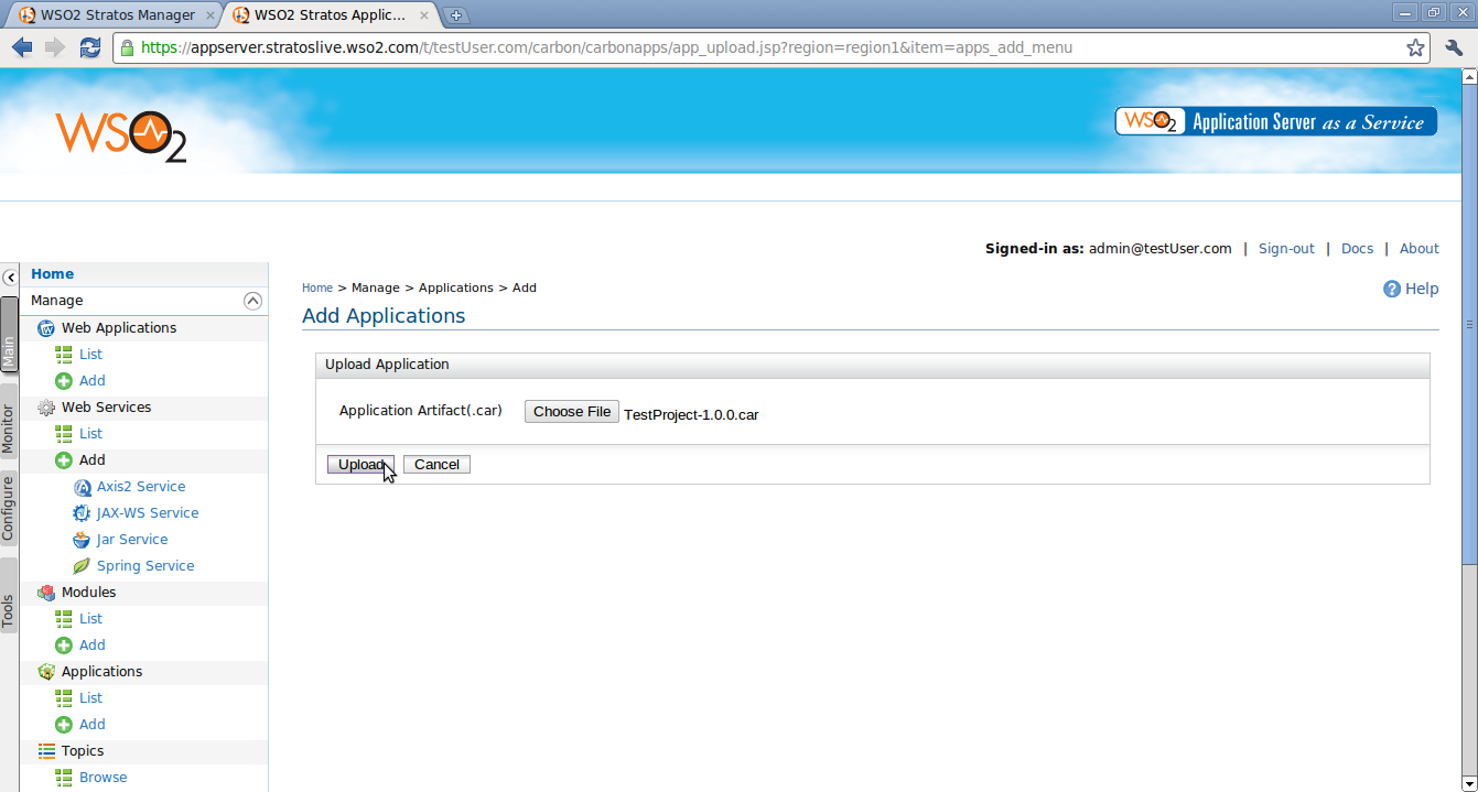 Cloud Platform Blog: How to deploy a Web Application in Stratos Live ...