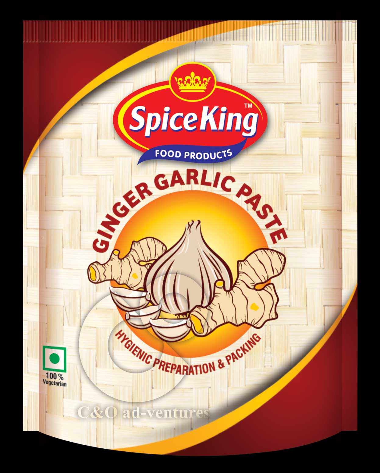 C & O ad-ventures: Package Design for Ginger Garlic Paste