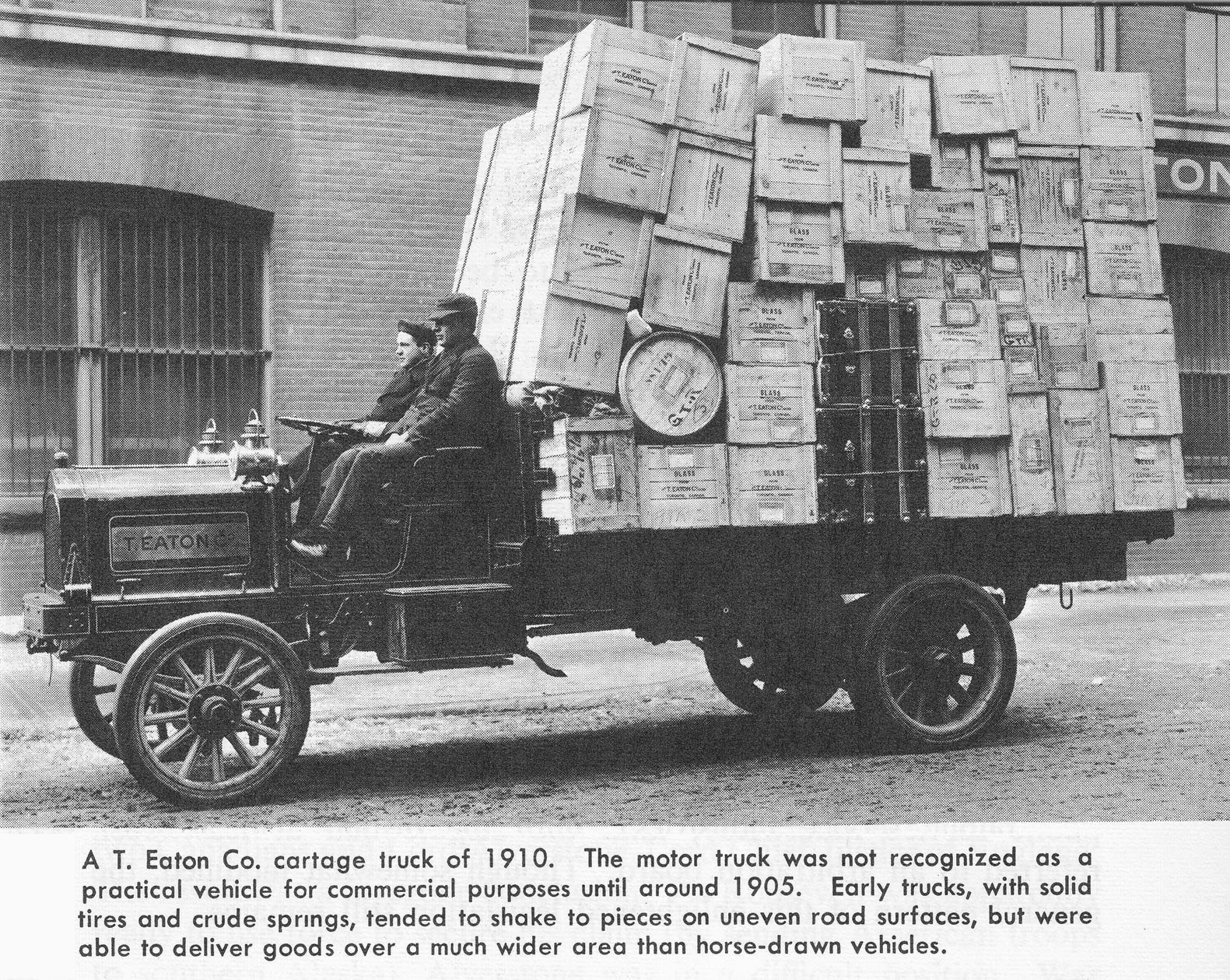 Progress is fine, but it's gone on for too long.: T. Eaton delivery ...