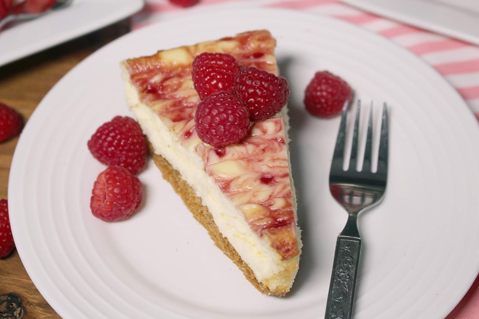 Kylee's Kitchen: Raspberry cheesecake for 2 people