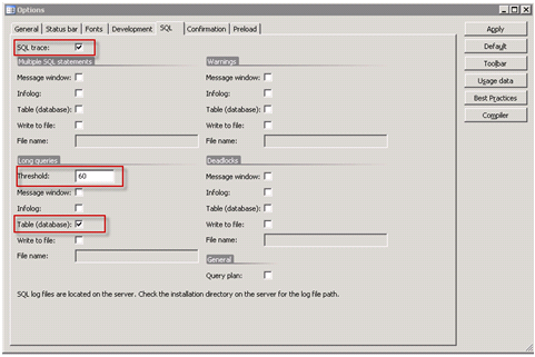 Metamorphic AX: SQL Query Tracing in Axapta 4.0 - Part 1